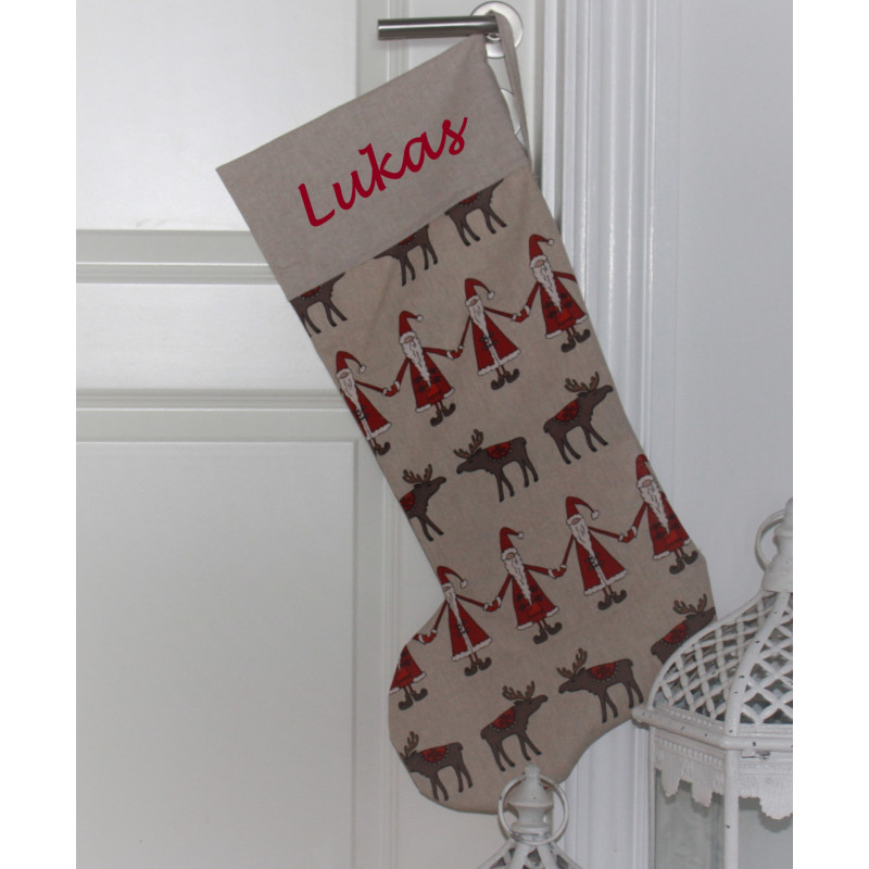 NavneBamserne.dk | Julesok med elge, julemænd og navn på